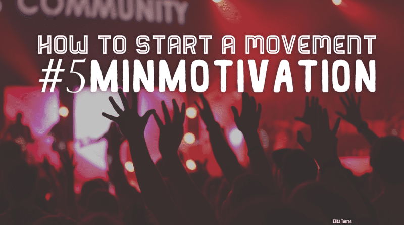 How To Start A Movement #5MinMotivation | Lead Grow Develop
